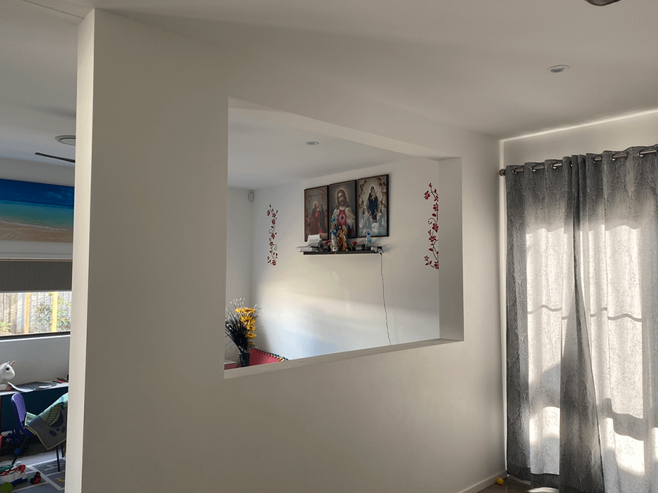 Recessed TV looks sleek and streamlined | Universal Home Theatre